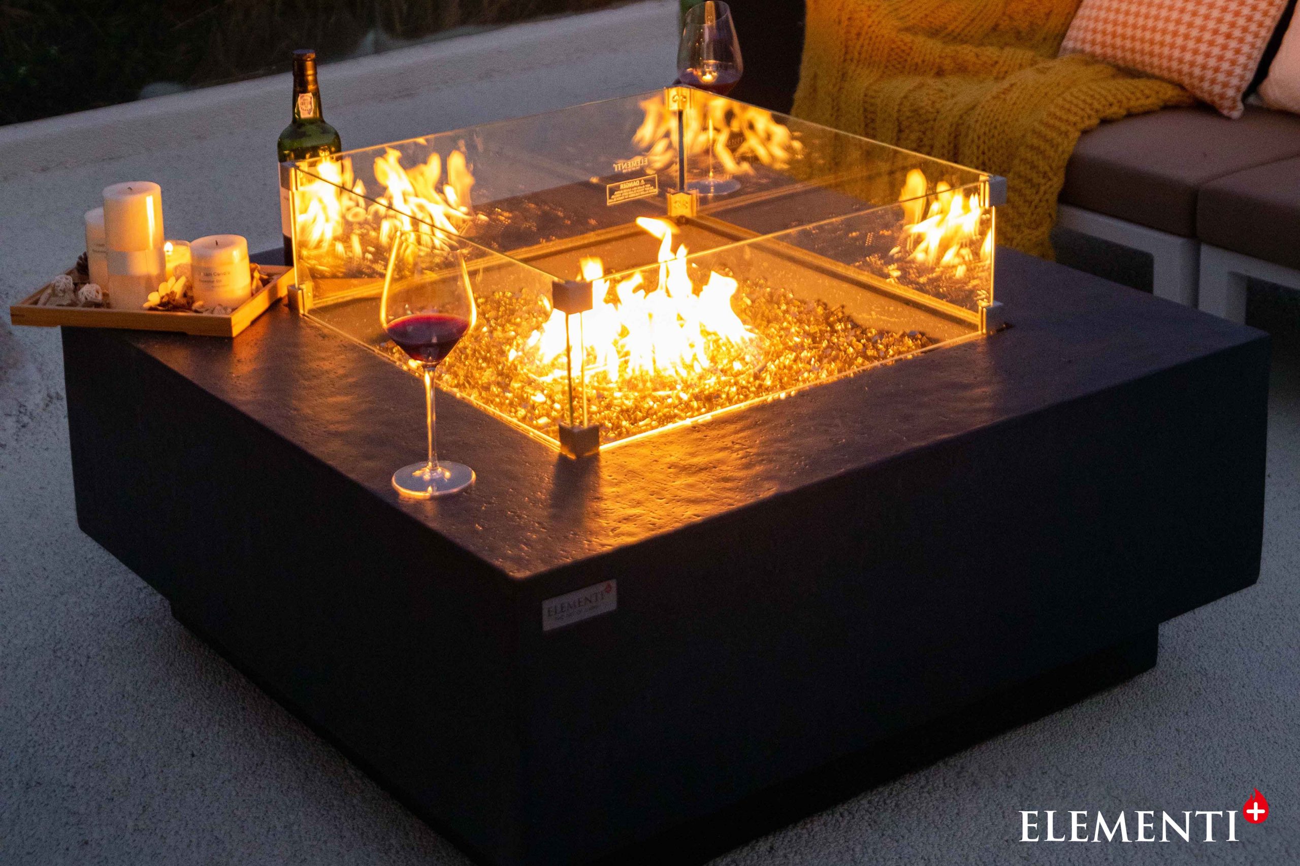ELEMENTI PLUS BERGEN Fire Table OFG413DG - ELEMENTI
