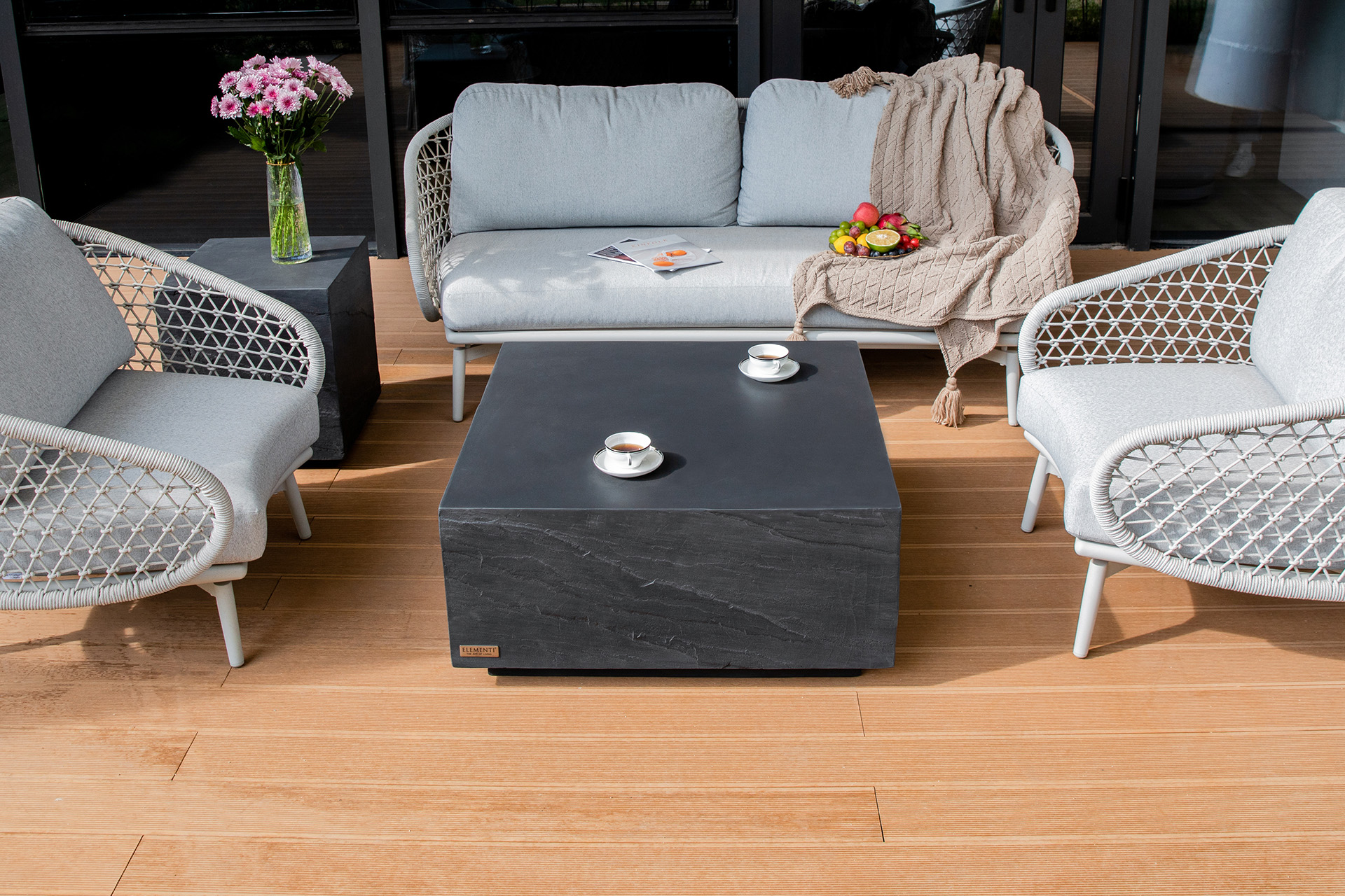 ELEMENTI WATER Nature Series - Basalt Fountain-S WGB02 / Basalt ...