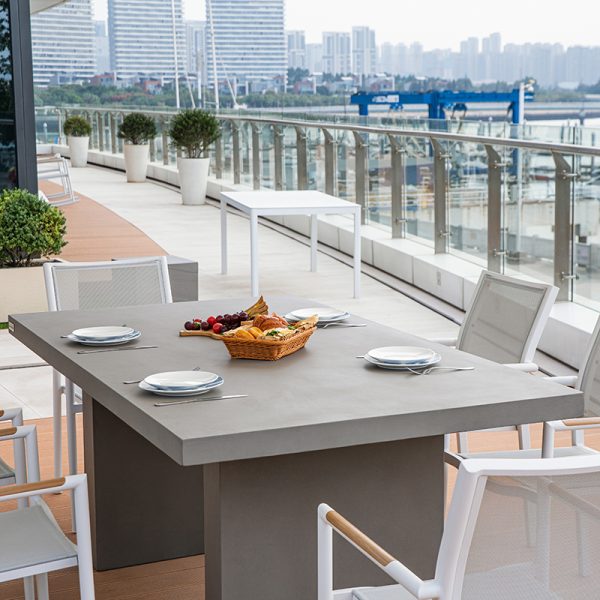 SANTIAGO Dining Table Rectangle SANTIAGO-SG FDG01-SG - ELEMENTI